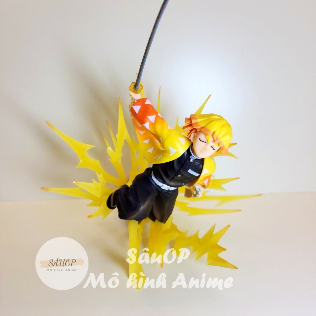 Zenitsu Kimetsu no Yaiba model comes with led string 21cm high (Anime ...