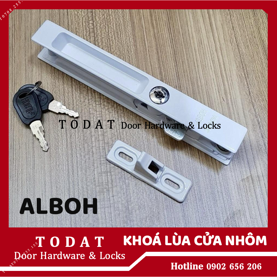 Genuine ALBOH Aluminum Sliding Door Lock (Sliding Door Lock With ...