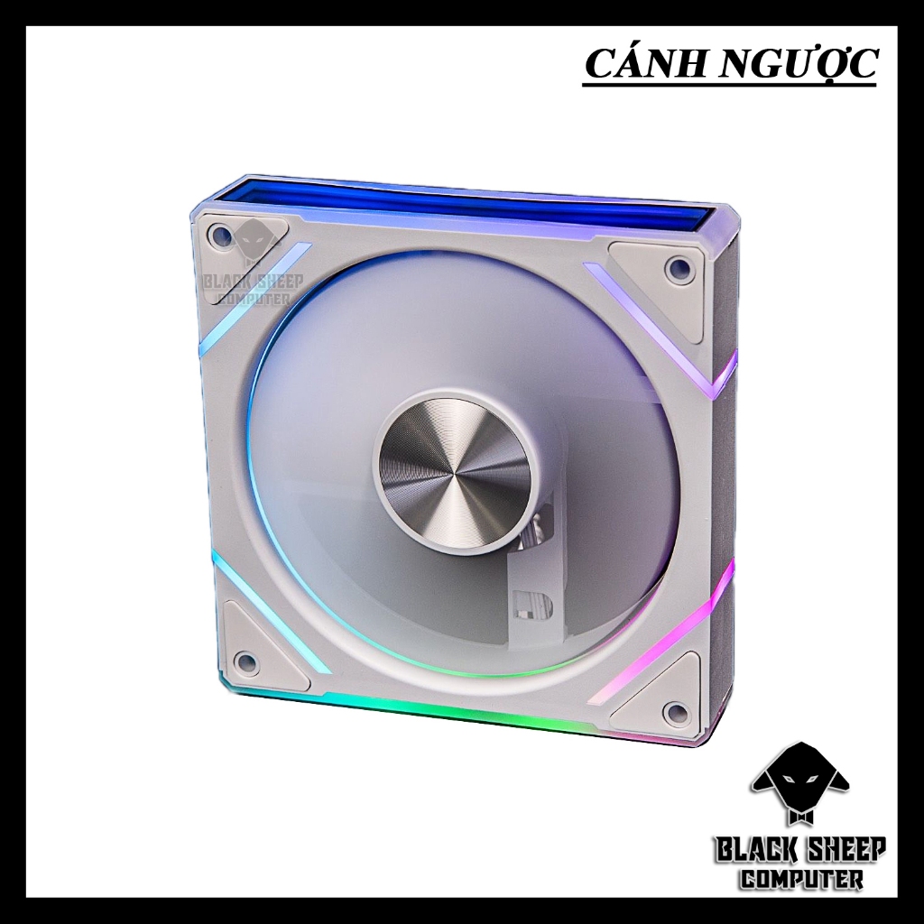 Leopard V1 WHITE Fan (Reverse Blade) - SYNC MAIN 3Pin 5v Fan With 4 ...