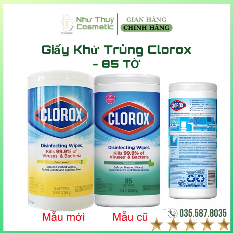 Clorox MULTI-FUNCTIONAL DISINFECTANT WET TISSUE (USA) - 85 SHEETS ...