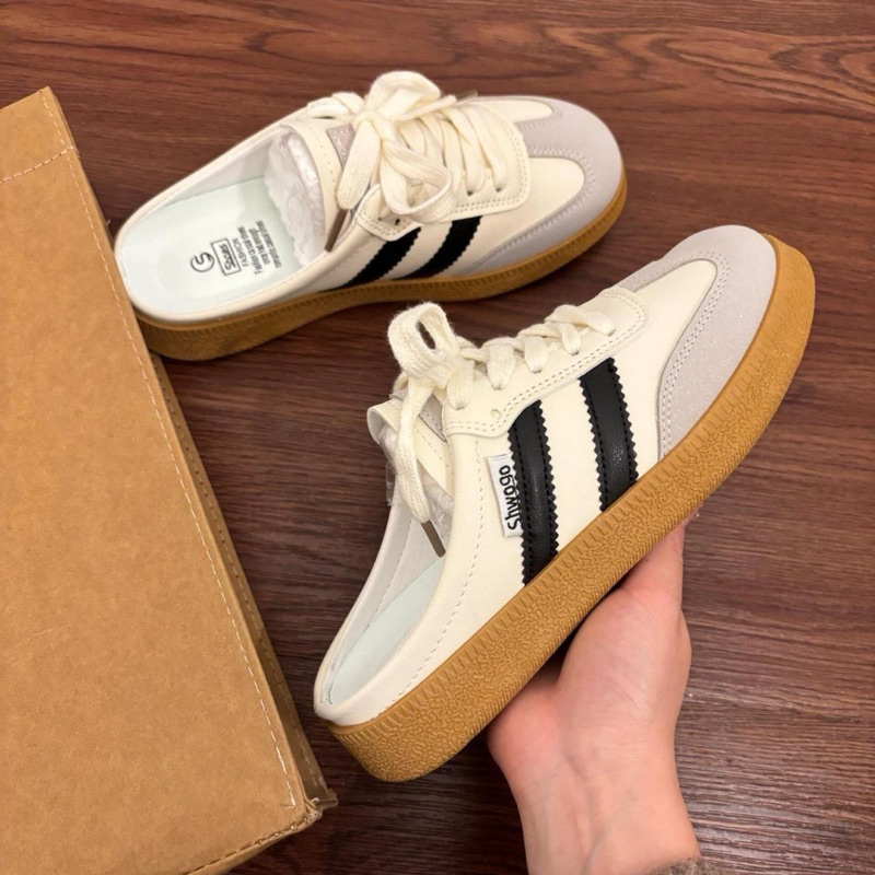 (full box qc warranty) showgo Women's Sex with 2 lines, 3cm sole, super ...