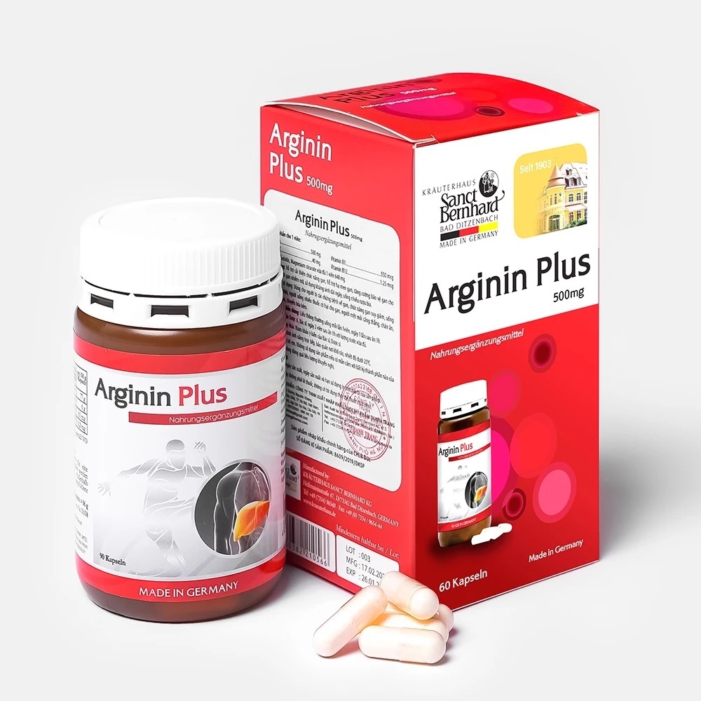 Arginin Plus Liver Supplement 500mg Sanct Bernhard Helps Prevent Liver ...