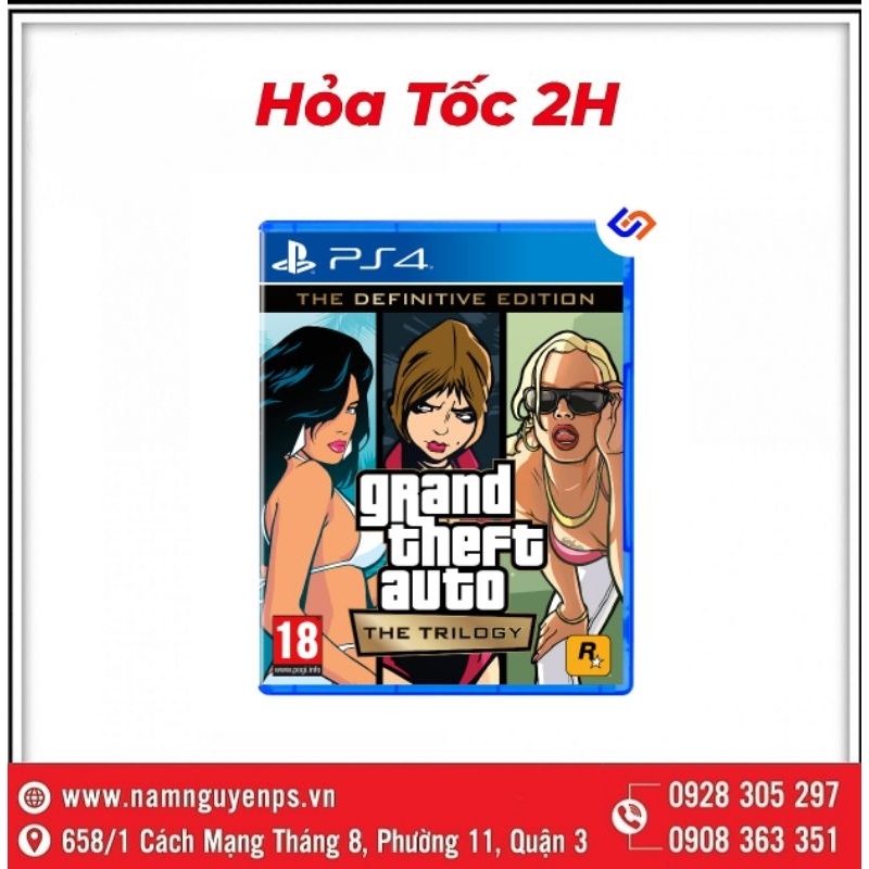 Ps4 Game Disc | Grand Theft Auto The Trilogy Edition GTA | Shopee Singapore