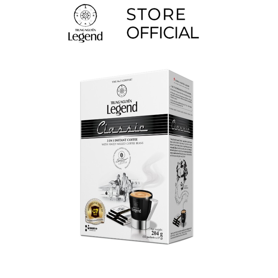 Legend Classic Trung Nguyen Legend Instant Milk Coffee - Box of 12 ... Legend Classic Trung Nguyen Legend Instant Milk Coffee - Box of 12 ...