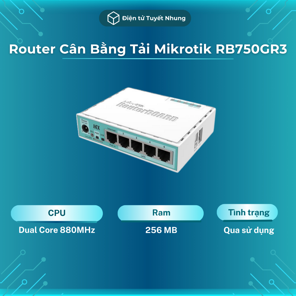 Mikrotik RB750GR3 Load Balance, Mini Load Balancing Device - Mikrotik ...