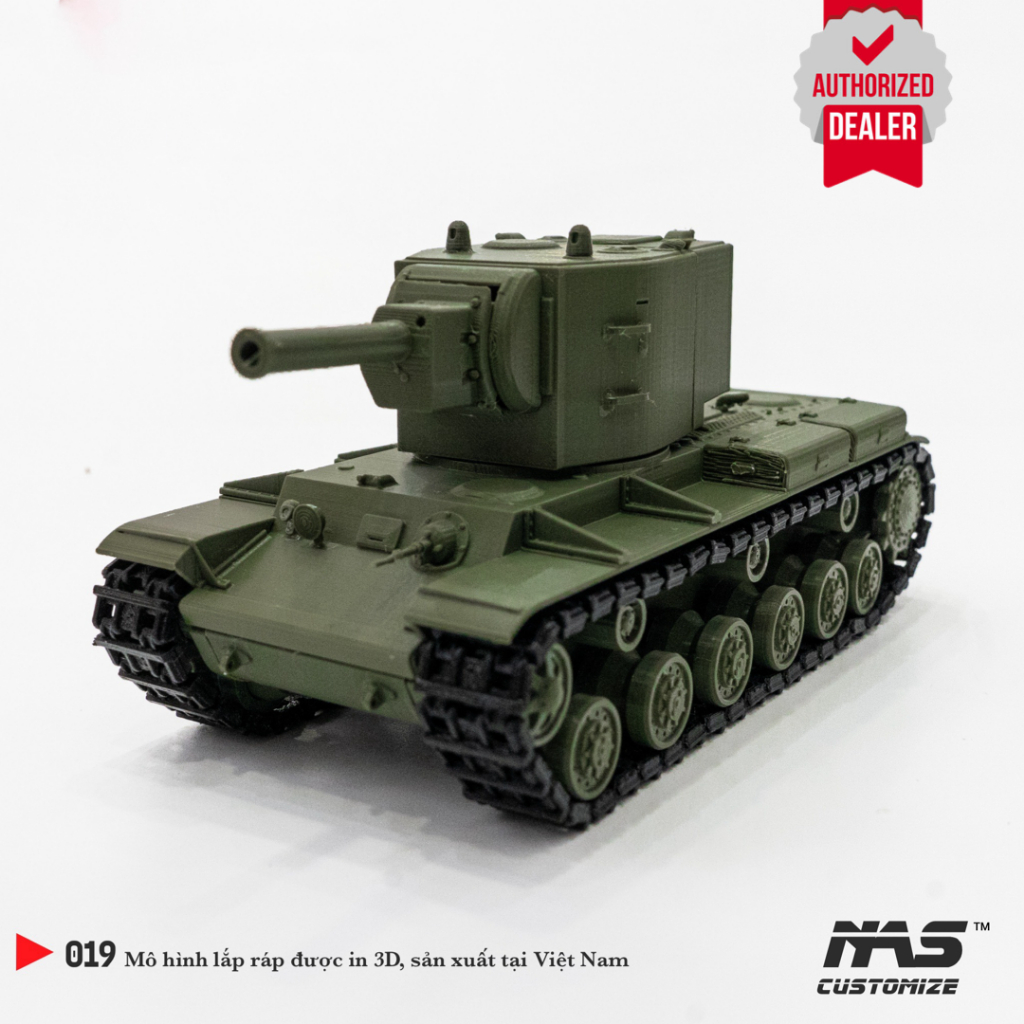 [NAS] Assembly model of Russian tank KV2 1/48, tank KV-2, Military model of Russian tank KV2 ...