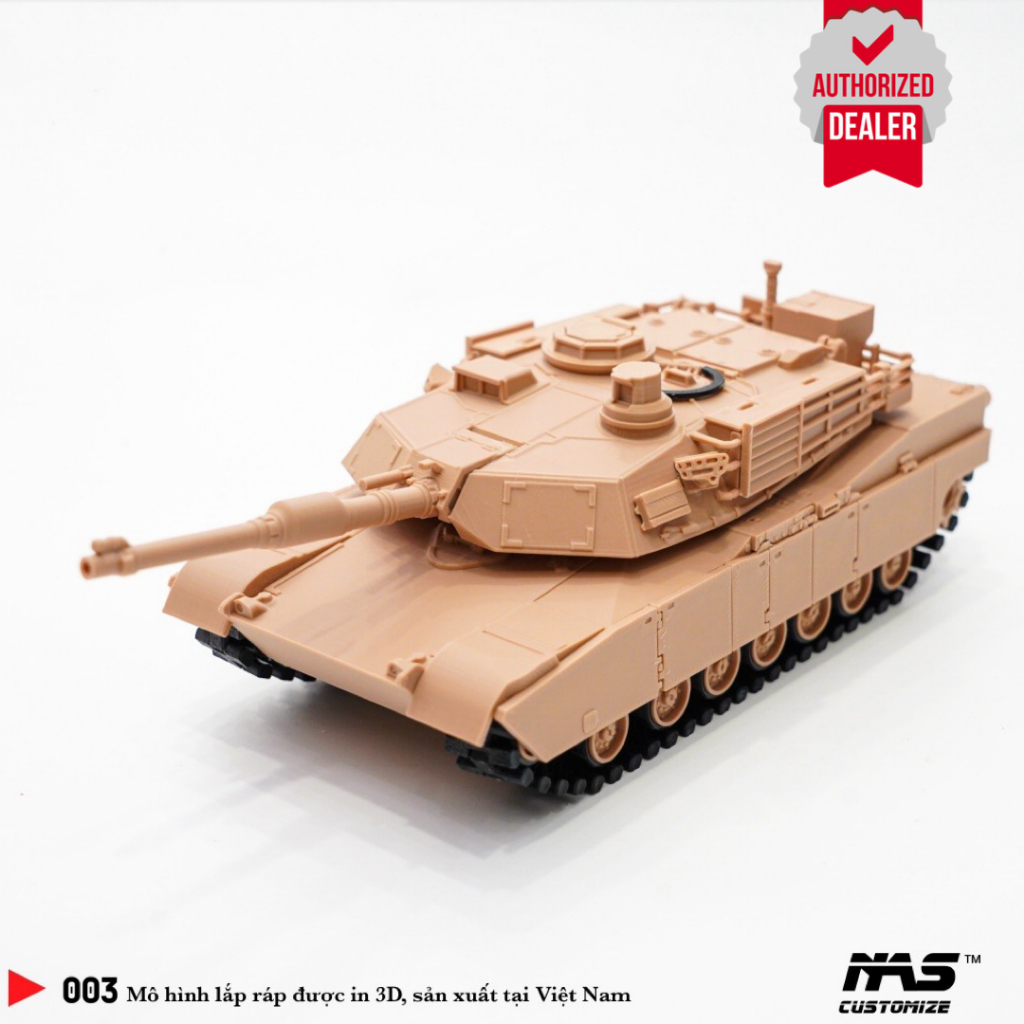 [ NAS ] Toy American tank model M1A2 Abrams scale 1:48, Military model ...