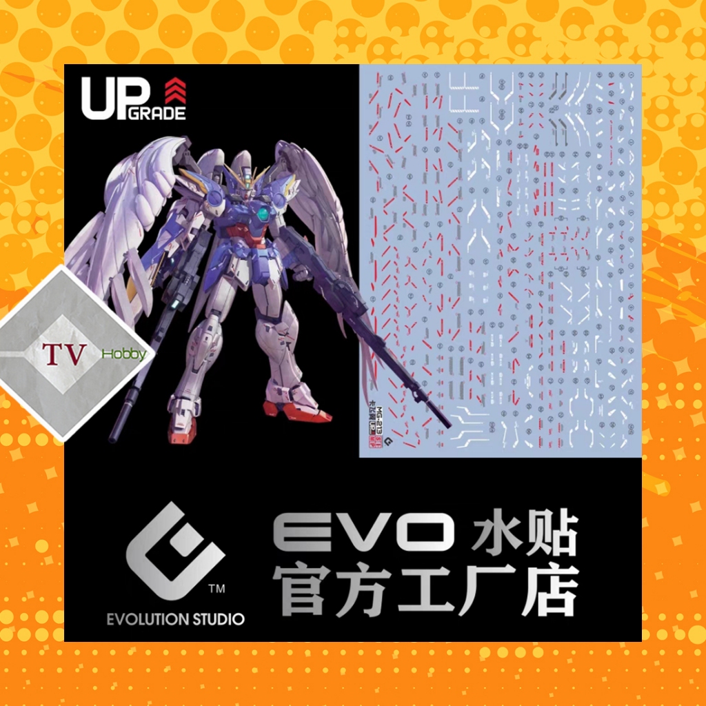Water Decal MG 1 / 100 Wing Gundam Zero ver Model Stickers. Ka | Shopee ...