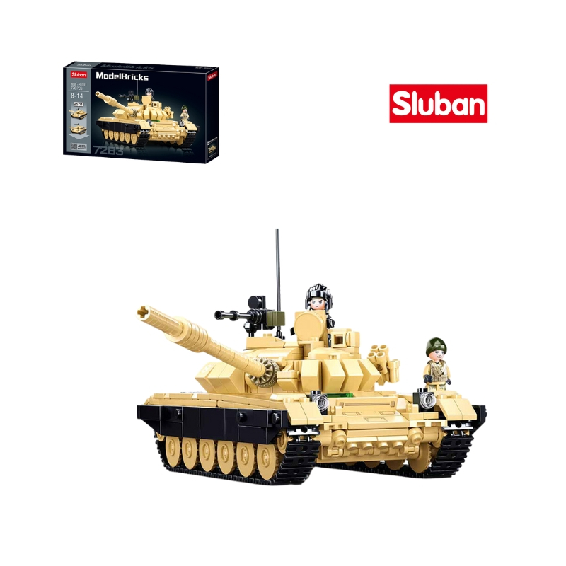 Sluban T-72B3 2in1 Main Battle Tank Assembly Model Toy Set | Shopee ...