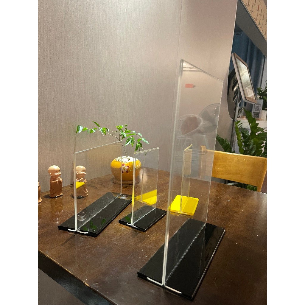 Menu MICA A6 A5 A4, sliding base menu, 2-sided standing menu ...