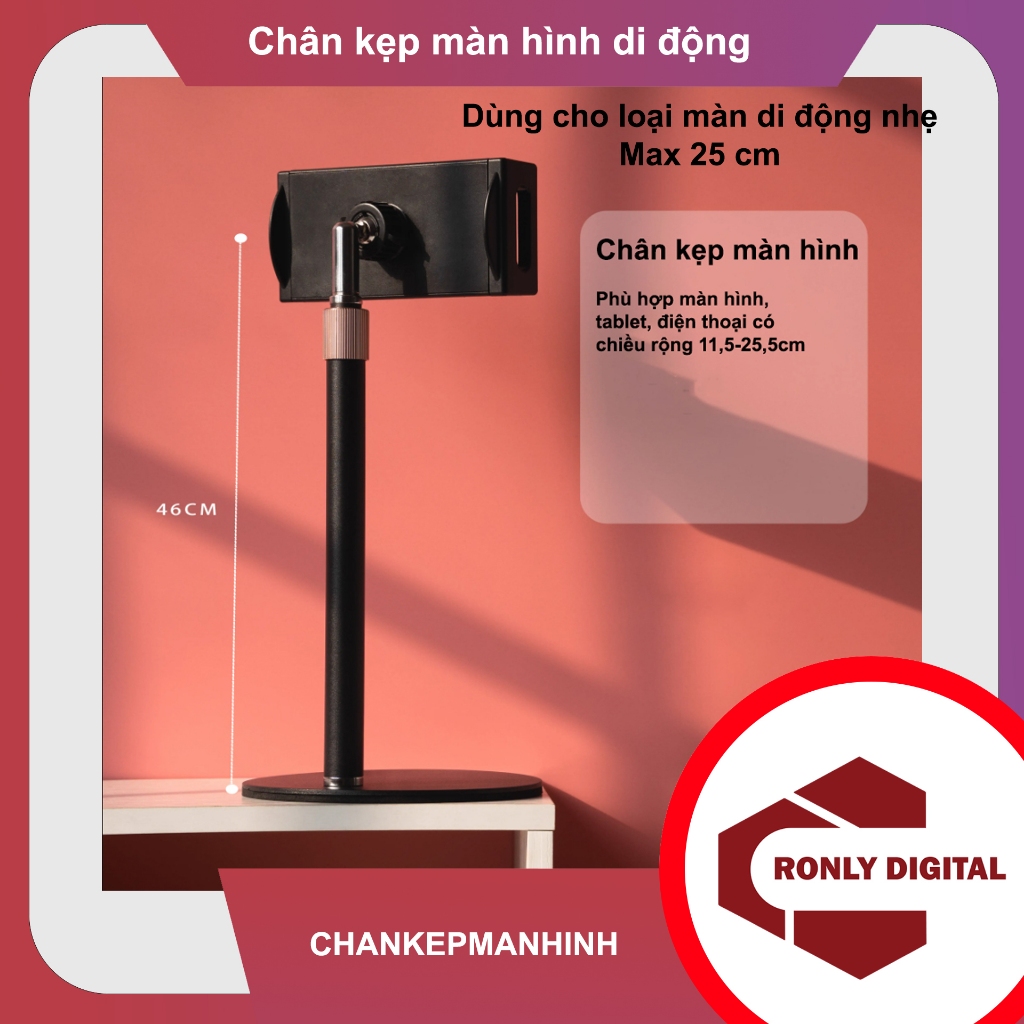 Desktop Stand, Portable Monitor Clamp, Easy to Move, Lightweight ...