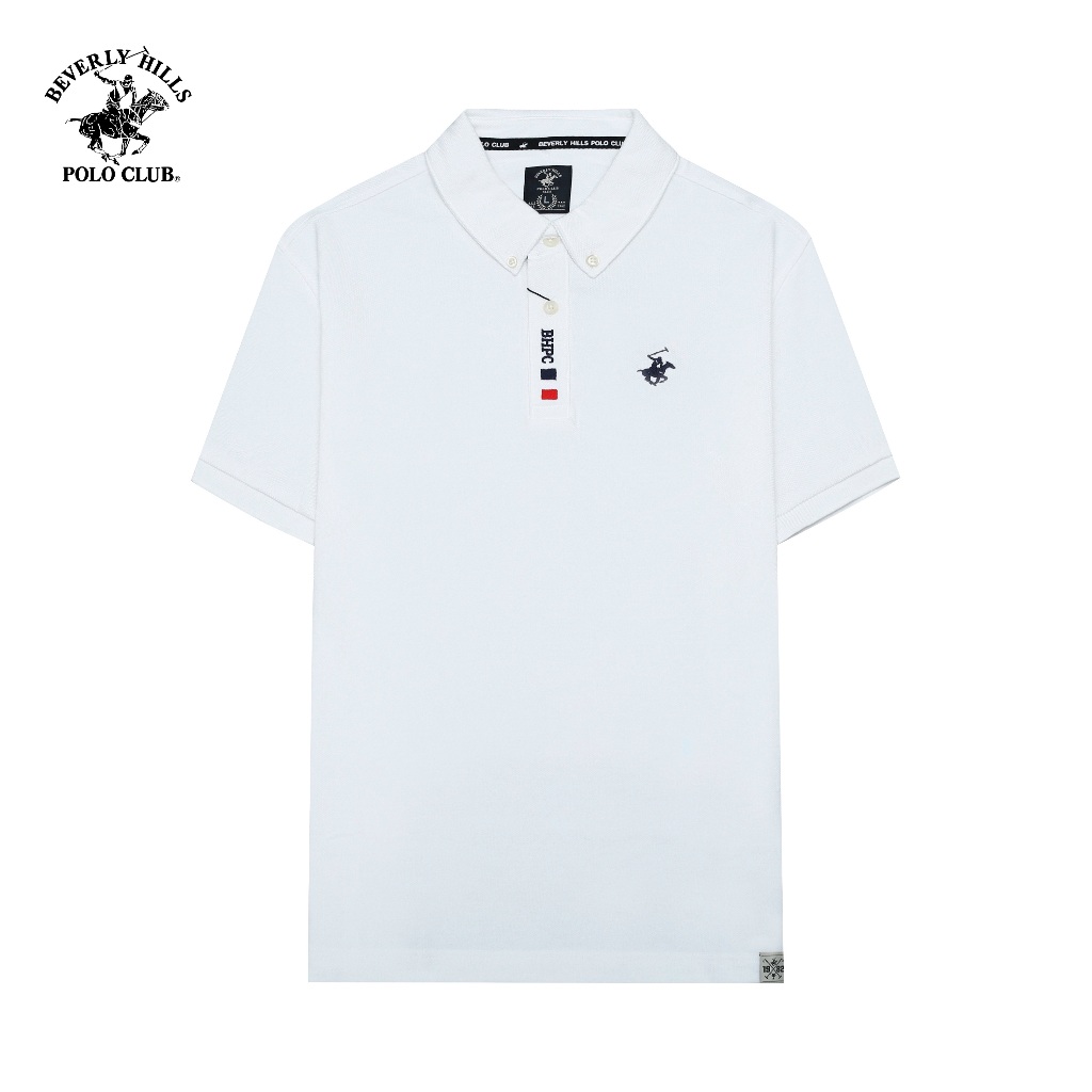 Beverly Hills polo Club - Men's Slim Fit Short Sleeve polo Shirt Plain ...