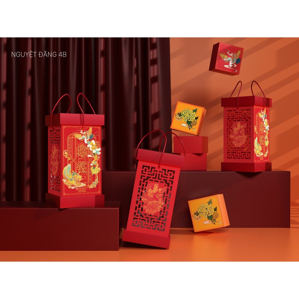 Nguyet Dang Mooncake Box (4 Cakes) | Shopee Singapore