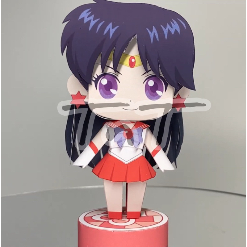 [Sailor Moon] - Paper Model Anime Chibi Rei Hino - Sailor Mars | Shopee ...