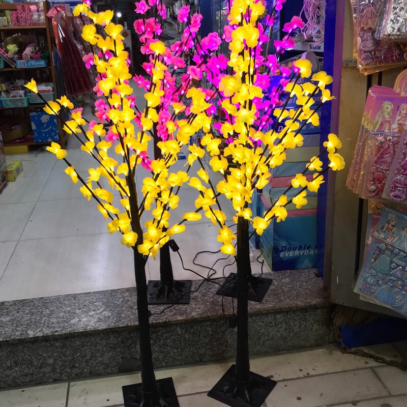 Peach Blossom Tree led Decorative CNY Flexible Branches Can Be Bent ...