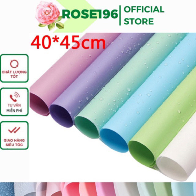 Rose196 waterproof matte flower wrapping paper, size 40x45cm, many ...