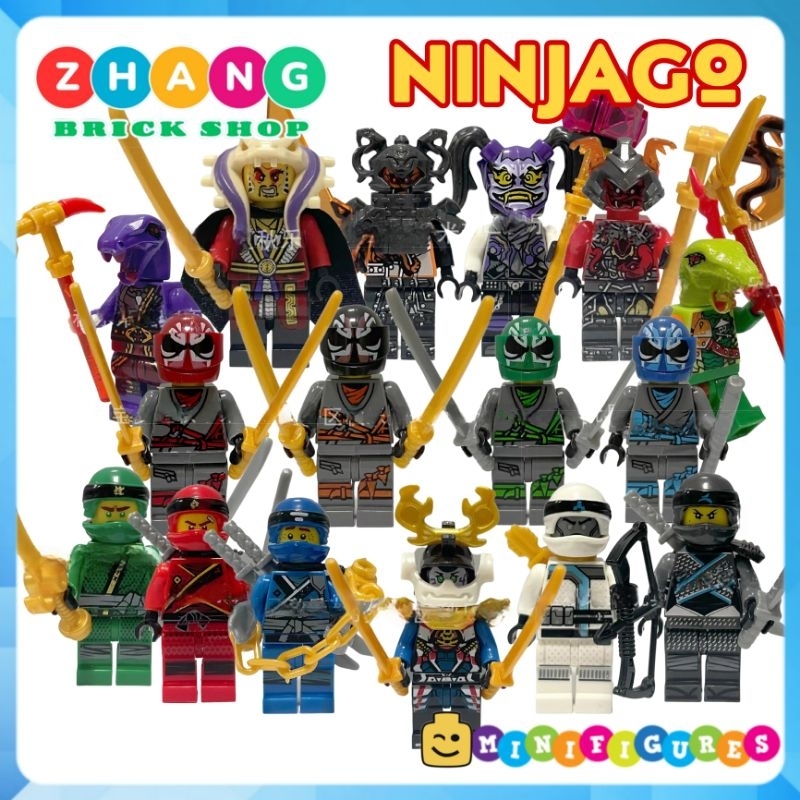Ninja Nya Minifigures JR963 Ninjago Ultra Violet Chen Samurai X ...