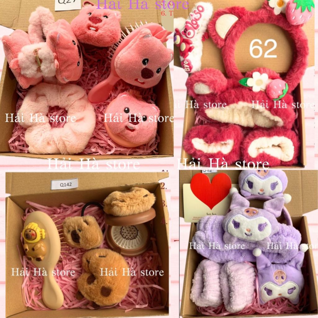 Birthday Gift Box For Women, Hai Ly Loopy Gift Set, Strawberry Bear ...