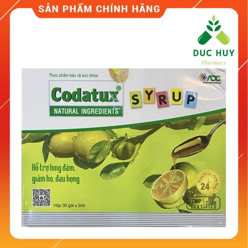 Codatux Syrup ADC - Supports expectorant, cough relief, sore throat ...