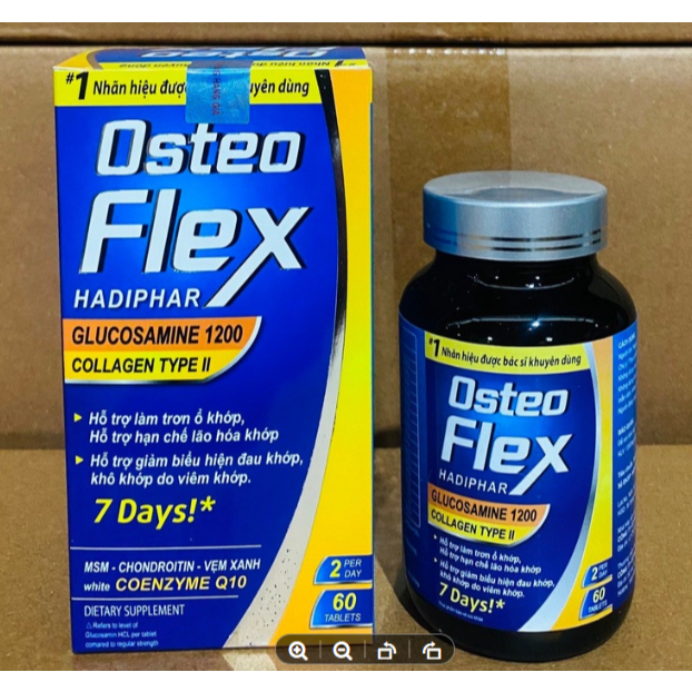 Osteo Flex contains glucosamine to help strengthen bones and joints ...