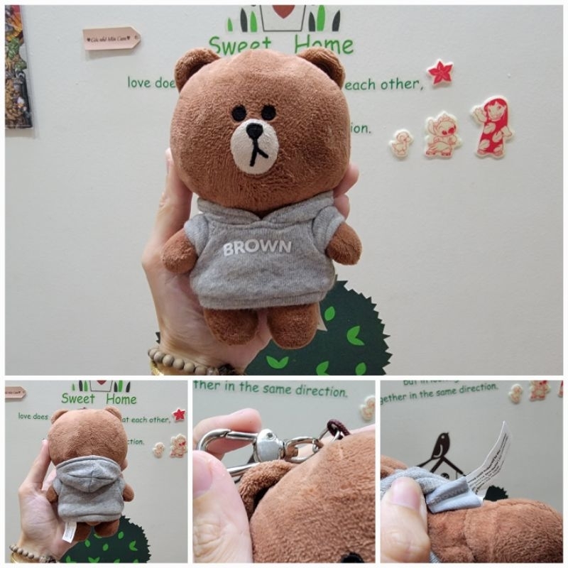 Brown Line Friends Teddy Bear With Genuine Stamp (Japanese) | Shopee ...