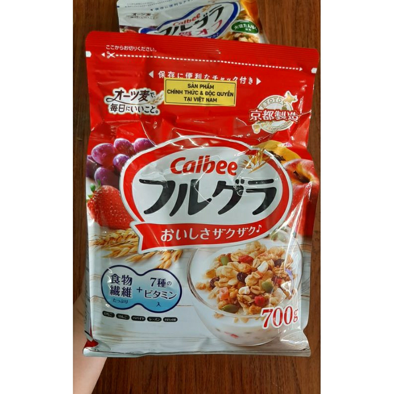 Red Calbee Cereals (700g Pack) And Low-Sugar White Calbee Cereals (600g Pack) Imported Standard ...
