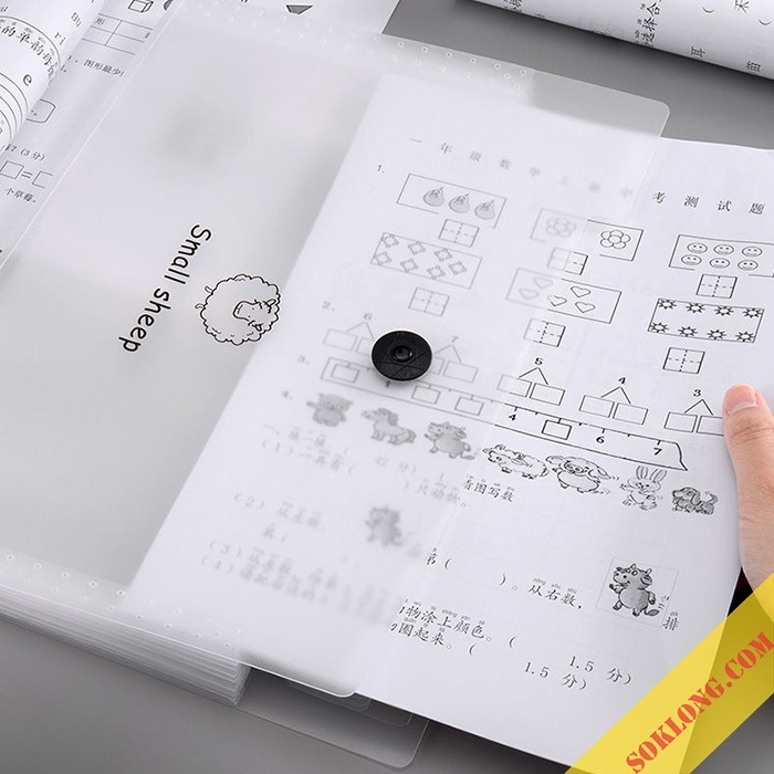 bag Transparent Document Carrying A4 Transparent Files With A4 ...