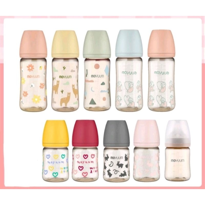 [All Types]+premium moyuum milk bottles 170ml/270ml in all kinds of beautiful colors | Shopee ...