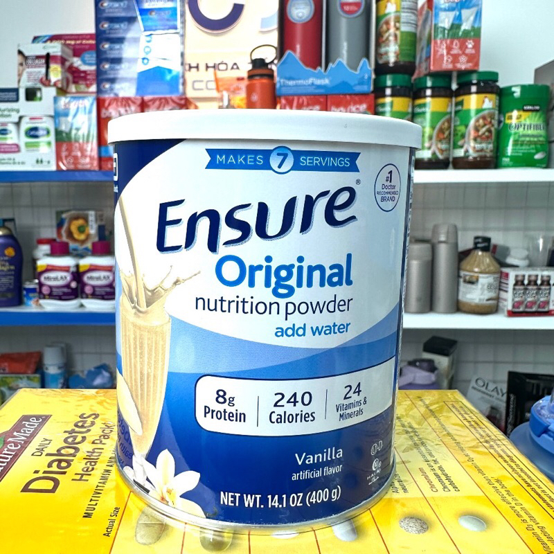 Ensure American Original Nutrition Powder vanilla Flavor 400g | Shopee ...