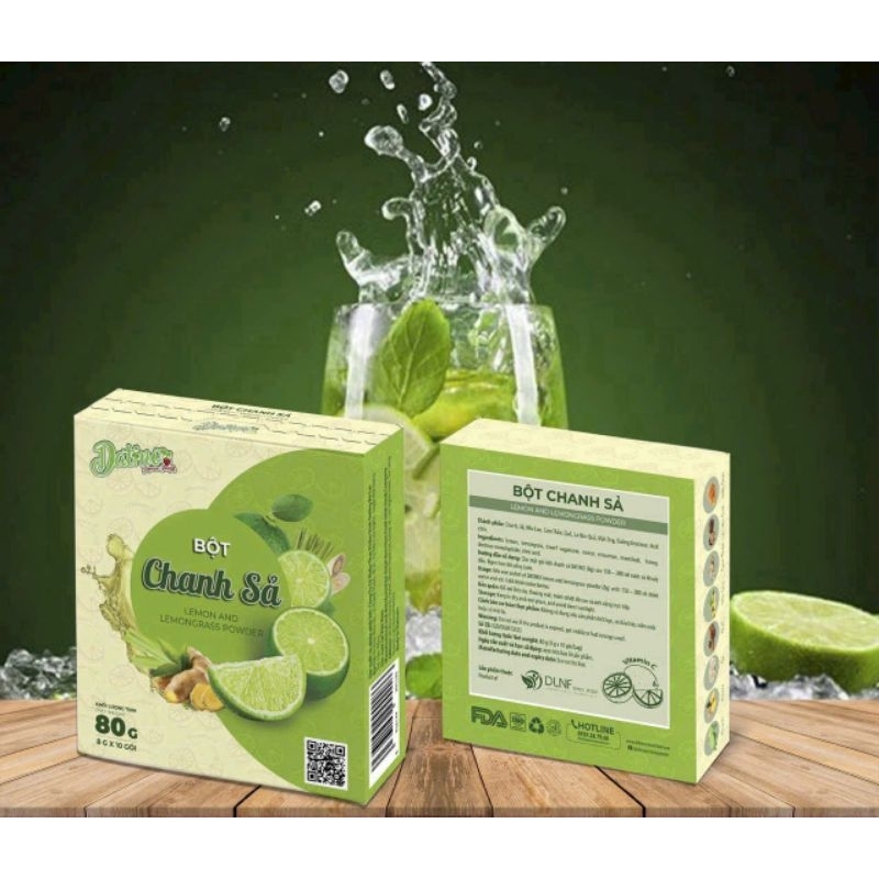 Datino Lemongrass Powder, Flu Support, Vitamin C, Digestion, (box of 10 ...