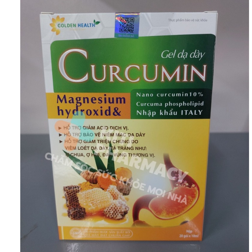 Curcumin STOMACH GEL - Supports the protection of the stomach lining, reduces symptoms of ...