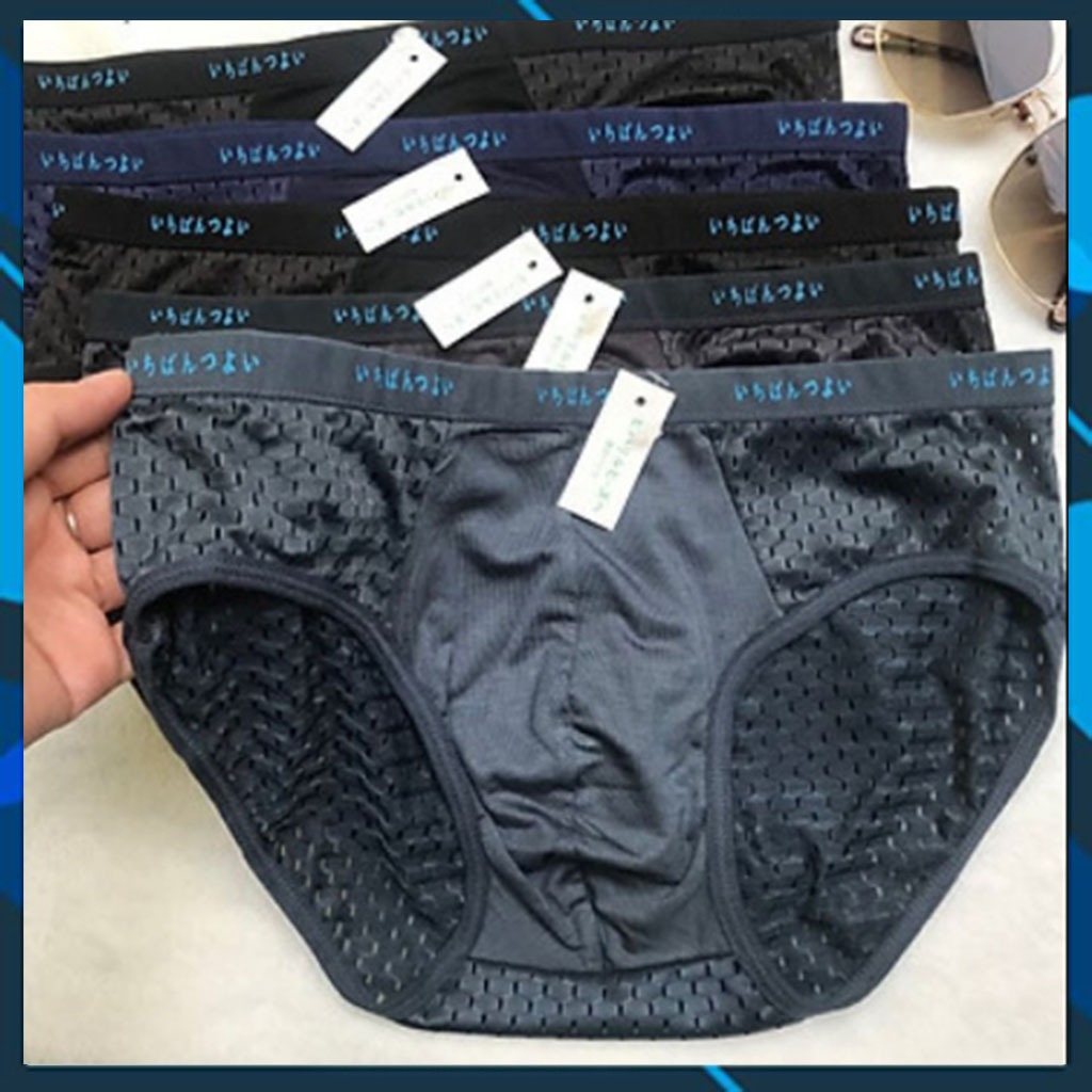 [Buy 5 get 1 free] SET of 6 Men's Underwear, Ventilated Japanese Mesh ...