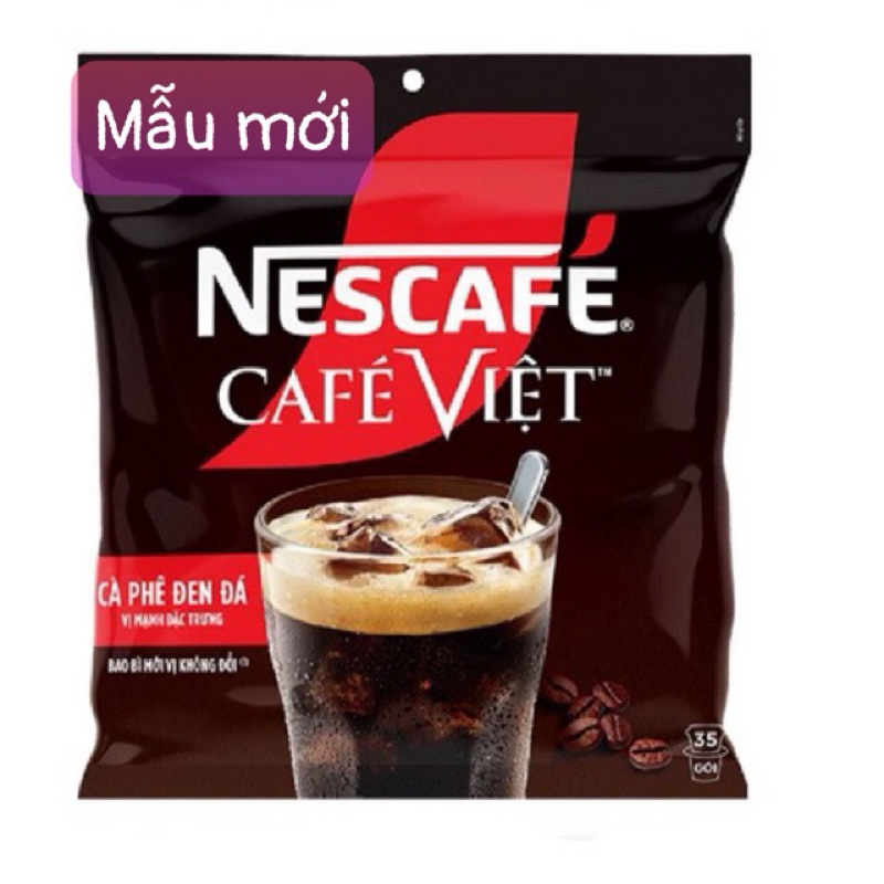Nescafé CAFÉ VIETNAM instant black coffee (Bag of 35 packs x 16g) Date ...