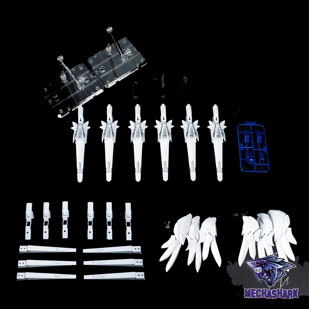 Snow White Wing Accessories for HiRM MG Wing Zero (ROBOT MODEL NOT ...