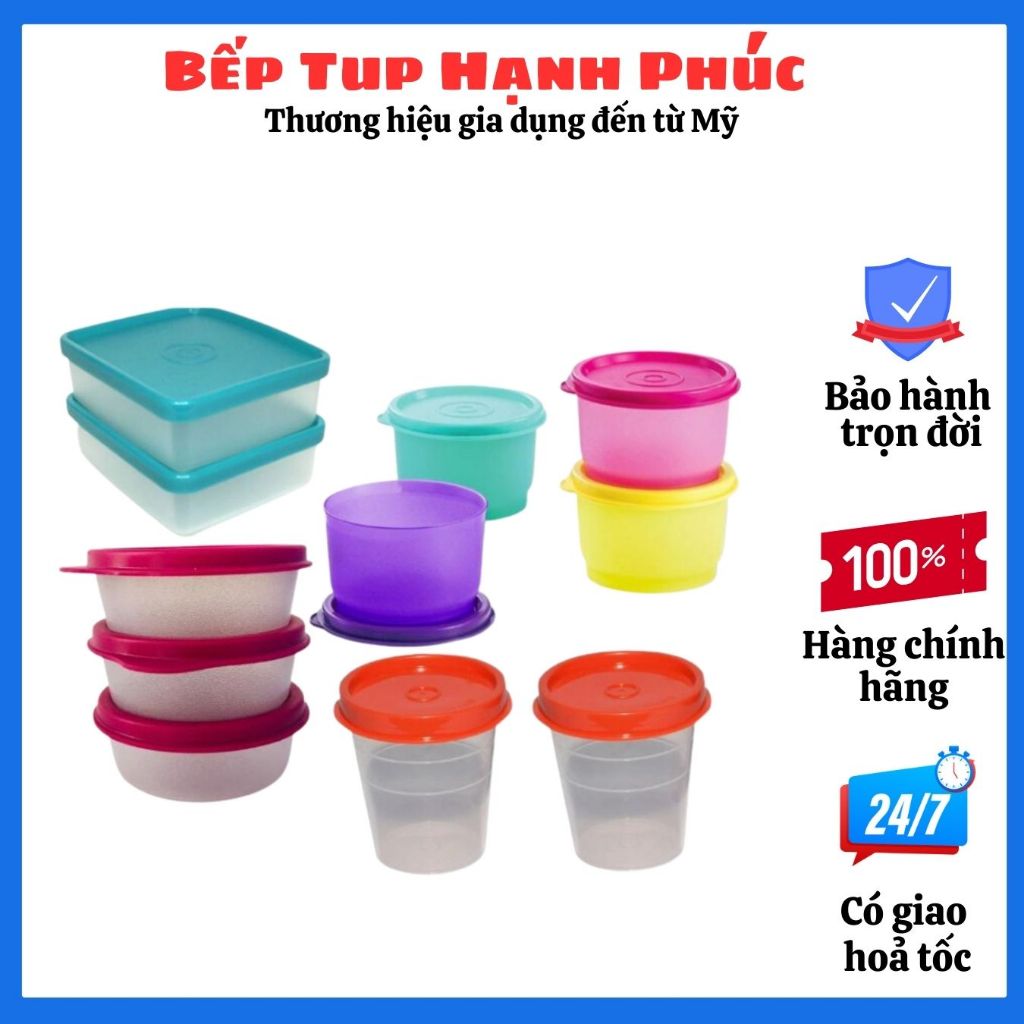 Tupperware - Square away mini Square box, snackcup, midget | Shopee ...