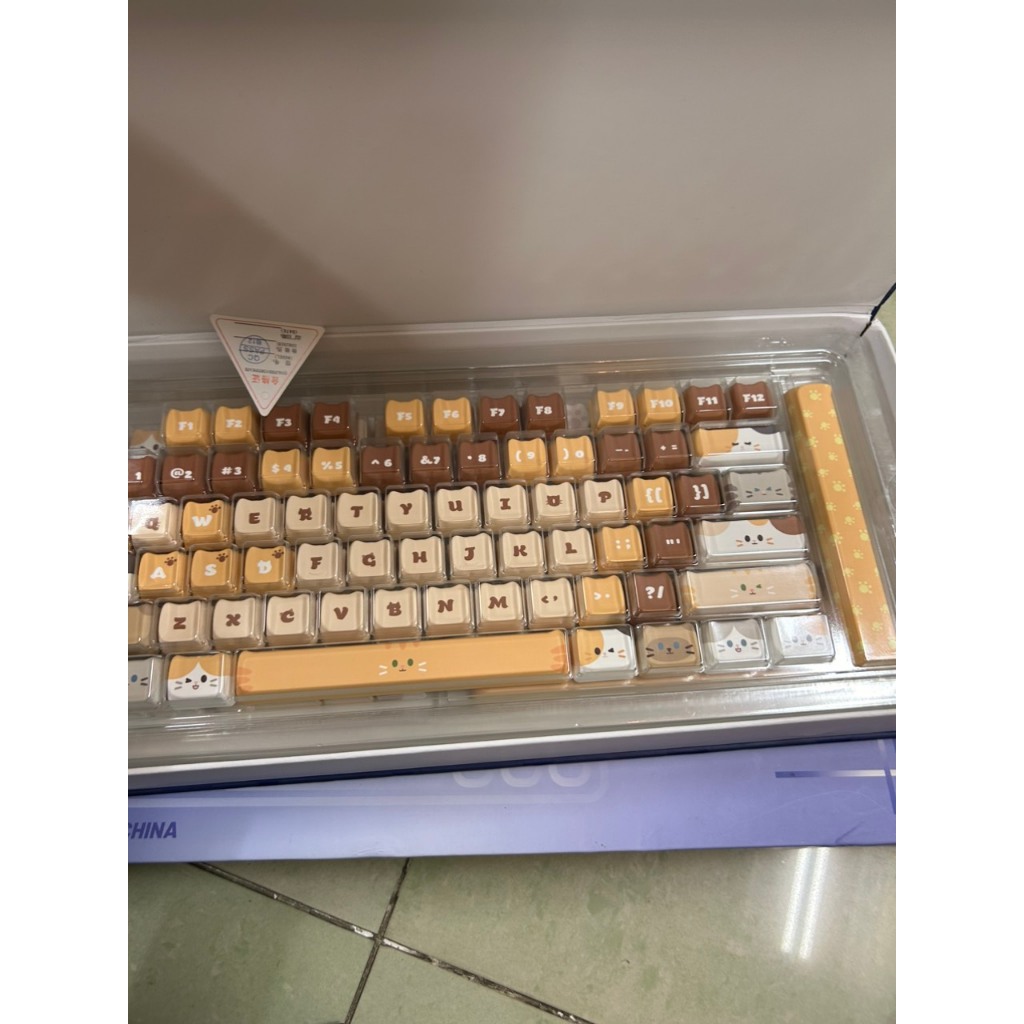 [READY Stock] MAO MOA mechanical keyboard buttons Simple cat, cute duck ...