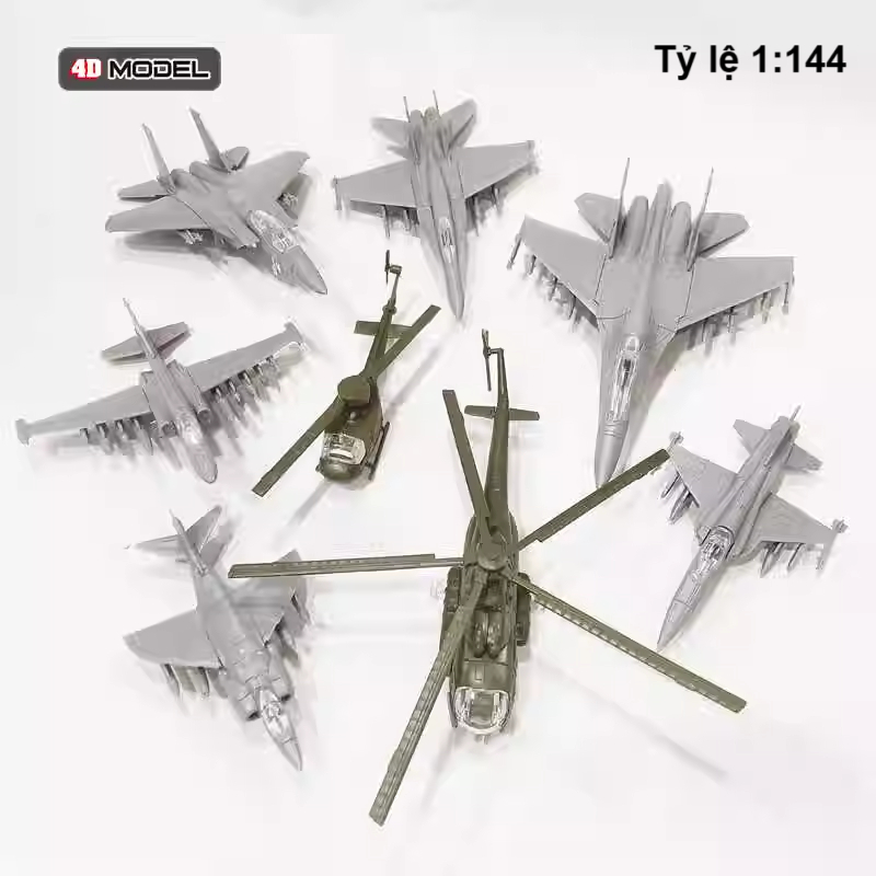 Mhqs miniature assembly model scale 1:144 4D Modern Vehicle UH1H MI8 ...