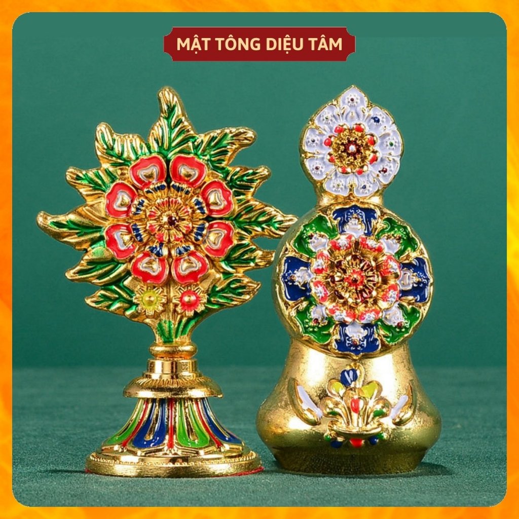 Set of Torma Cake and King Flower Offering Tibetan Tantric Toma Cake ...