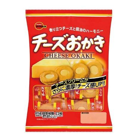 Bourbon Rice Cake with Okaki Cheese Flavor - domestic Japan - 81g ...