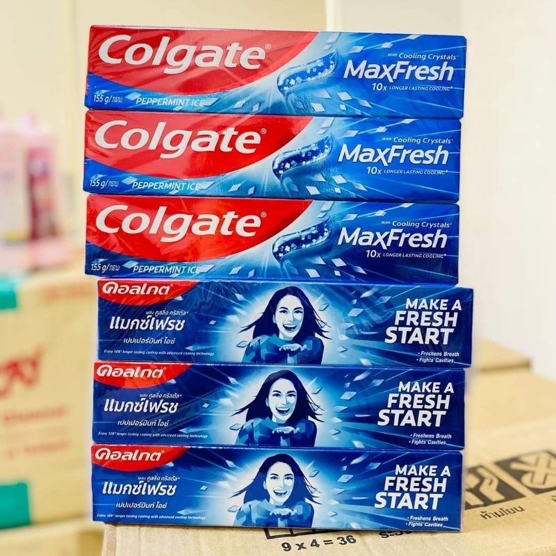 Colgate Maxfresh toothpaste domestic Thailand | Shopee Singapore