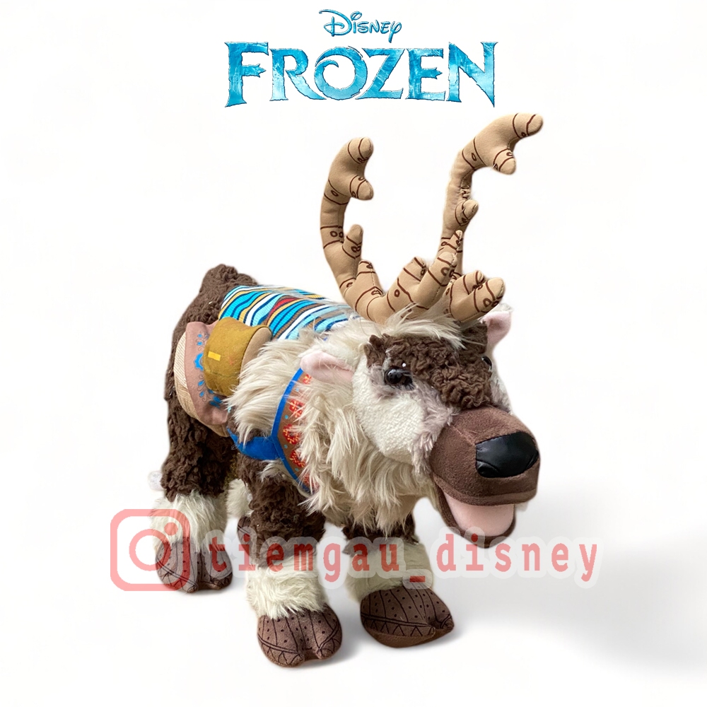 Reindeer Teddy Bear Sven In The Play Of Arendelle Frozen II Town At ...