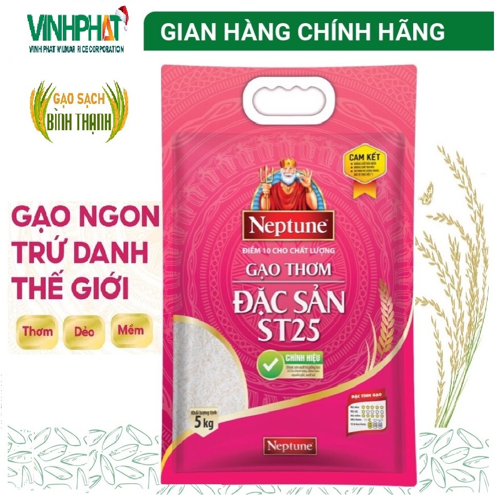 St25 Neptune Specialty Aromatic Rice Bag 5kg - Rice Is Very Soft ...