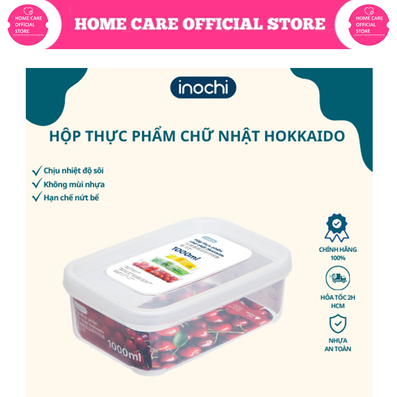 Inochi RECTANGULAR plastic food box - Hokkaido 1000ml | Shopee Singapore