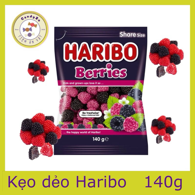 Haribo Berri German Gummy Candy 140g (3 types) | Shopee Singapore