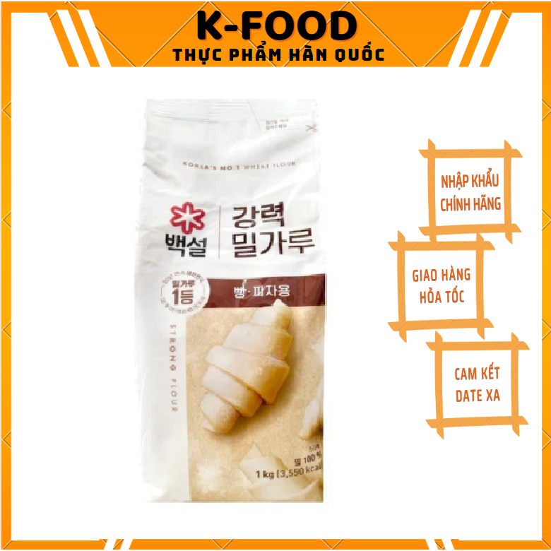 Beksul Korean Bread Flour 1kg (wheat Flour No. 13 - Strong Flour ...
