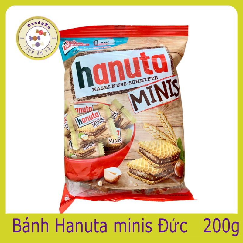 Hanuta Minis chocolate hazelnut biscuits, 200gr pack | Shopee Singapore