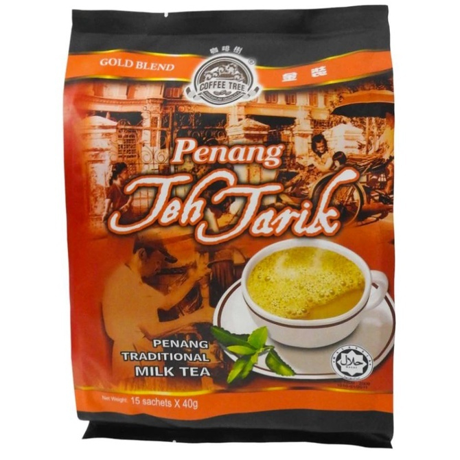 Traditional Milk Tea Teh Tarik Coffee Tree 15 Packs x 40g | Shopee ...