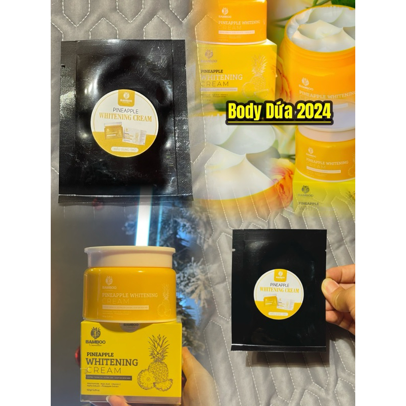 Super Product 2024 Pineapple Bamboo Body Cream - Smooth White Skin ...