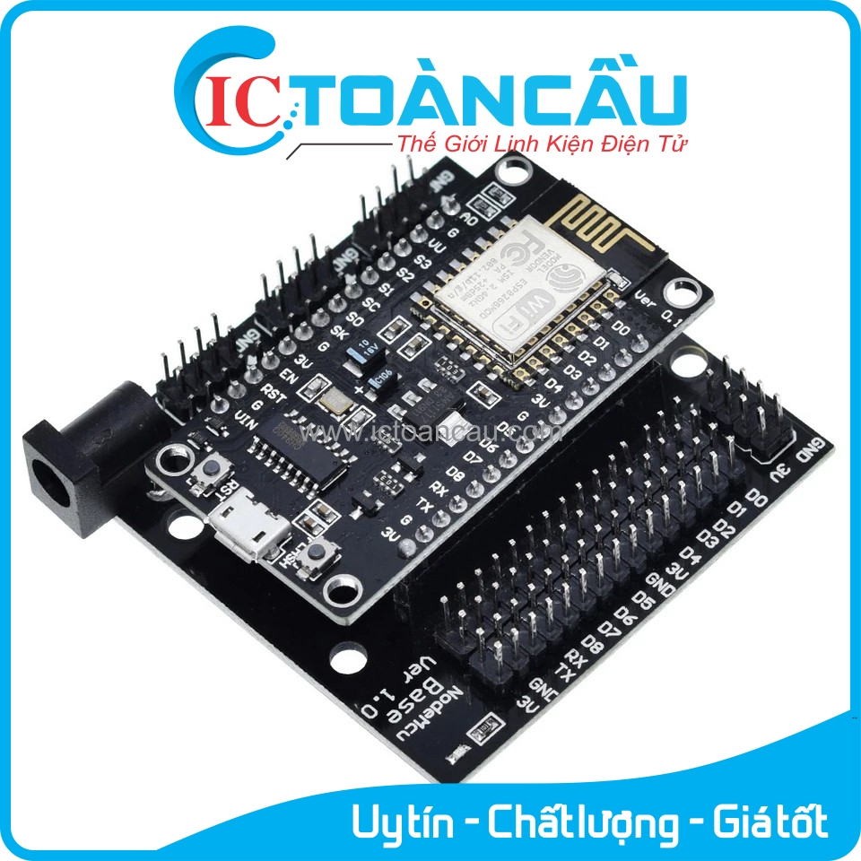 Wifi Transceiver Module ESP8266 NodeMCU Lua CH340 + Output Base And ...