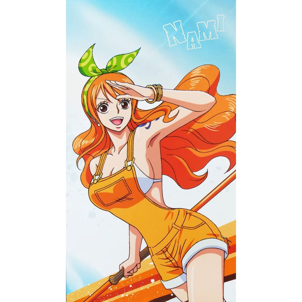 Nami wall painting Poster - One Piece anime themed home decoration ...